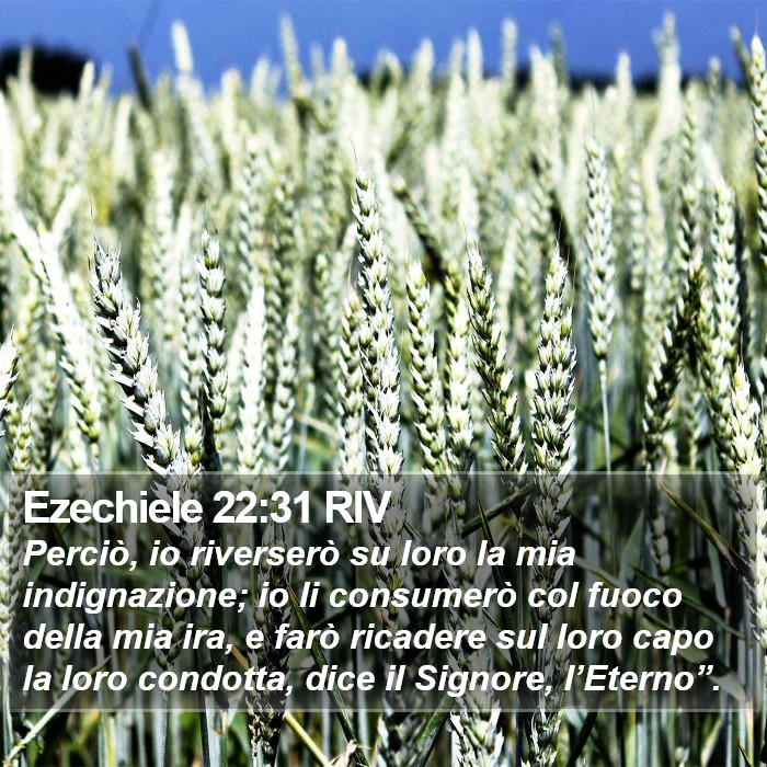 Ezechiele 22 Bible Images - Ezechiele Chapter 22 RIV Bible Verse Pictures